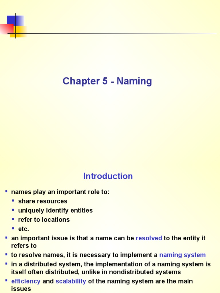 Naming Systems in Distributed Systems | PDF | Domain Name System ...