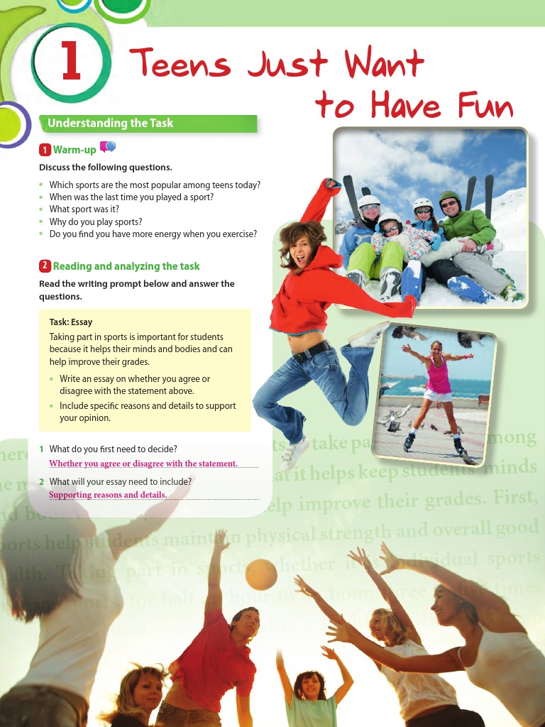 Benefits of Sports for Students' Health | PDF | Sports | Part Of Speech