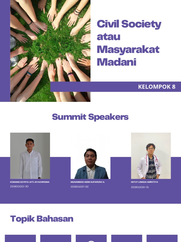 Civil Society Atau Masyarakat Madani | PDF