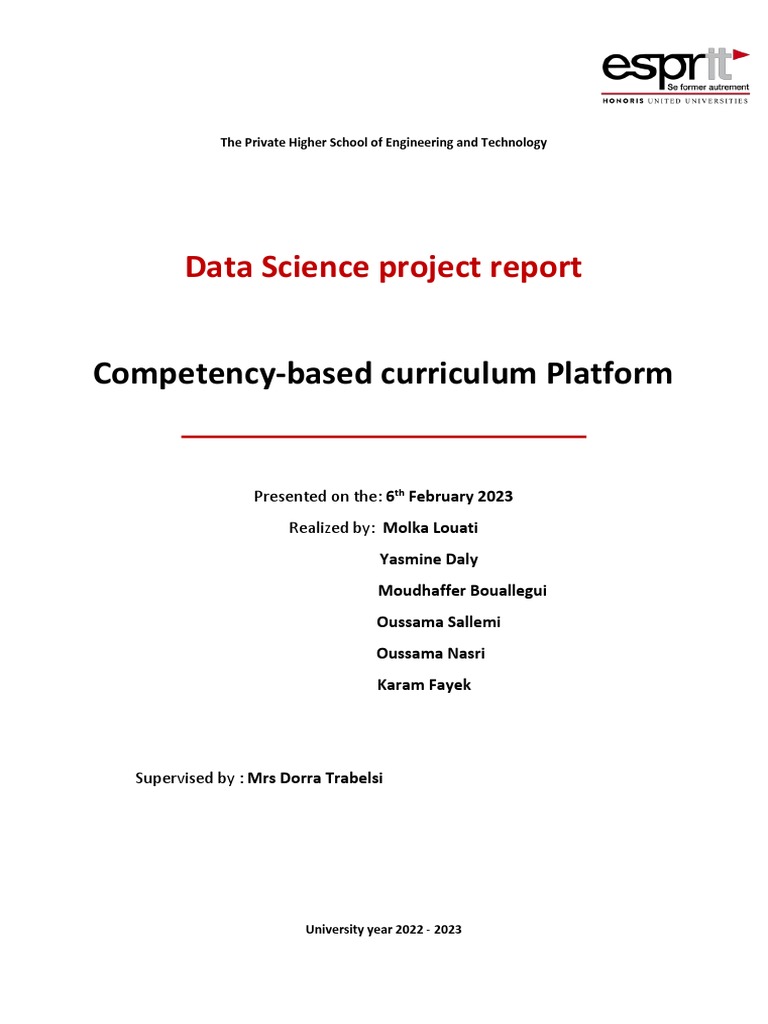 DataScience Project Report | PDF | Performance Indicator | Learning