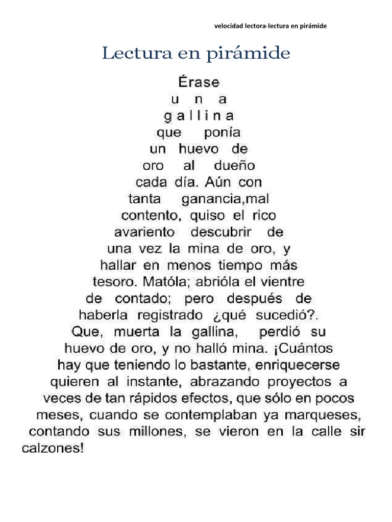 Lecturas en Piramide 2 | PDF