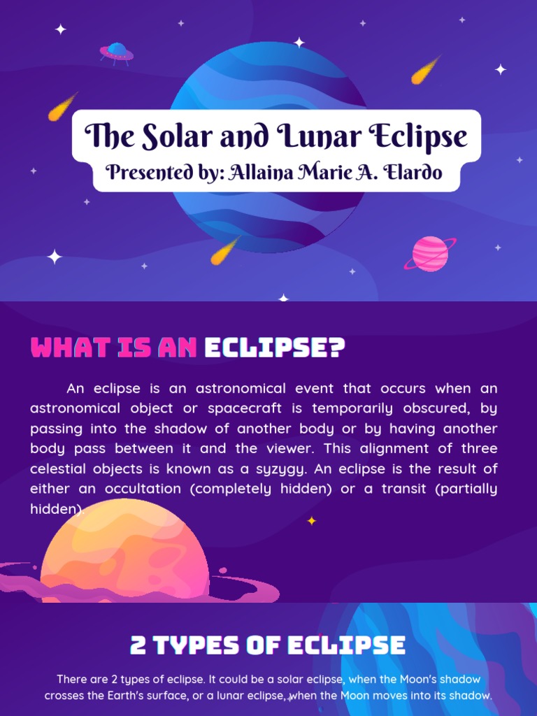 SCIENCE 5 - 8 Q4 - The Solar and Lunar Eclipse - Grade 5-8 | PDF