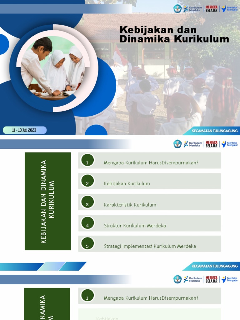 Kebijakan dan Implementasi Kurikulum Merdeka | PDF