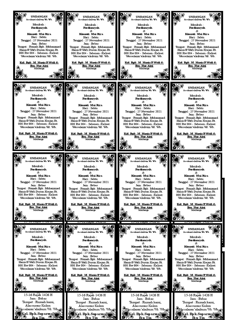 Undangan Rokoksabun | PDF