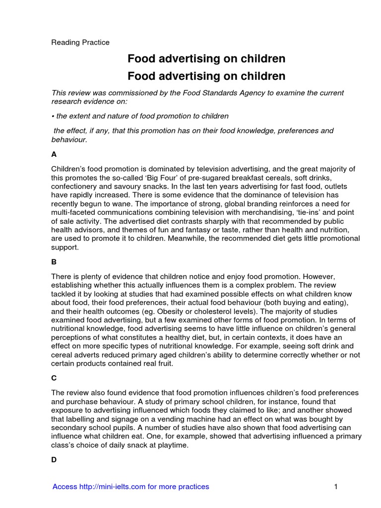 food-advertising-on-children | PDF
