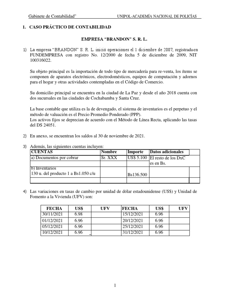 Practica Contable Buró 2023 | PDF | Cheque | Dinero
