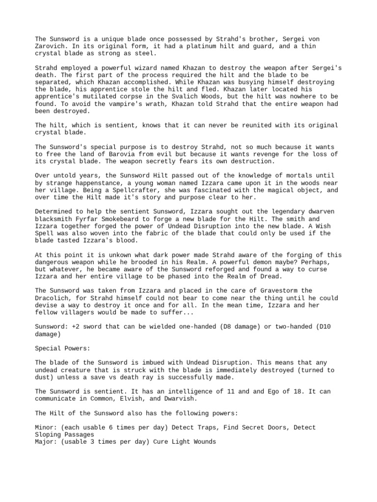Sun Sword | PDF
