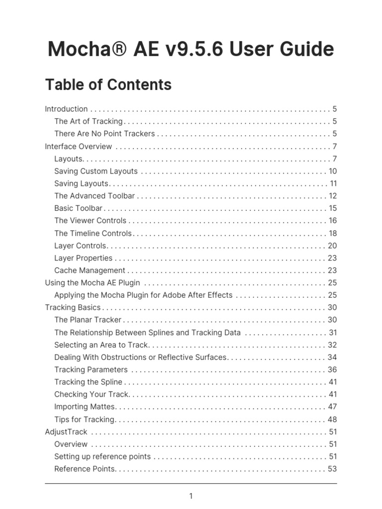 Mocha AE UserGuide | Download Free PDF | Graphical User Interfaces ...