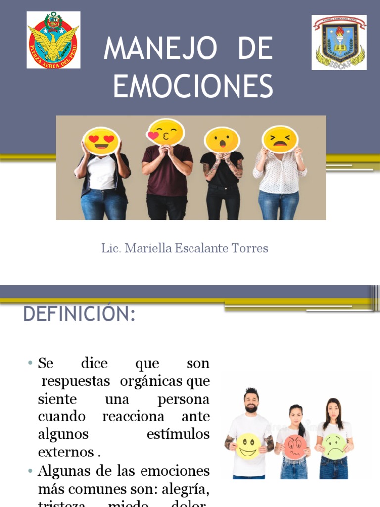 Manejo de Emociones | PDF | Las emociones | Temor