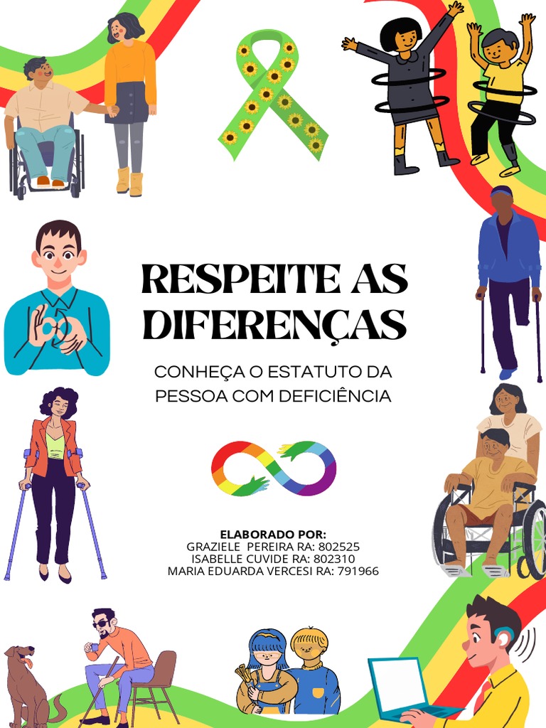 Folheto Informativo - Pessoas Com Deficiência | PDF | Deficiência | Acessibilidade