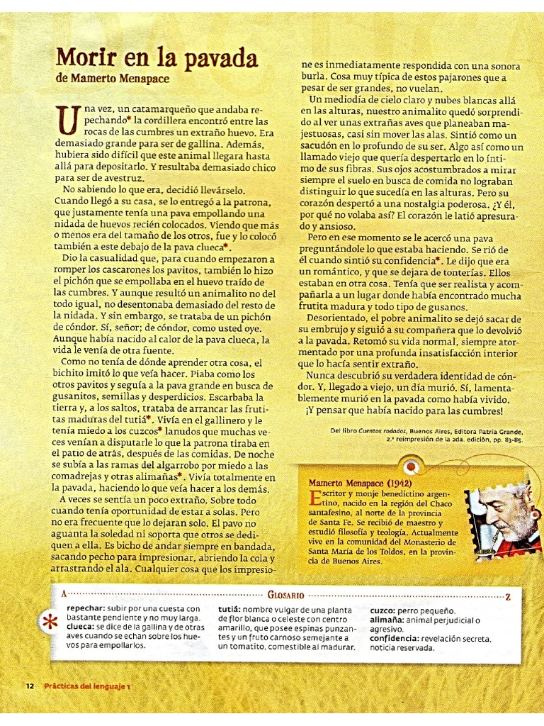 Morir en La Pavada Mamerto Menapace | PDF