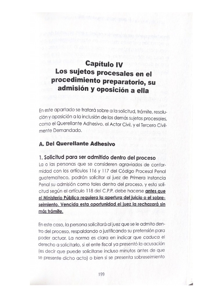 Sujetos Procesales | PDF