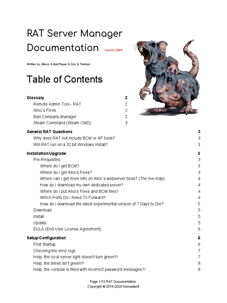 RAT Documentation | PDF | Networking | Internet & Web