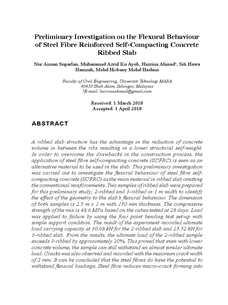 Hazrina SRJpublished | PDF | Fracture | Concrete