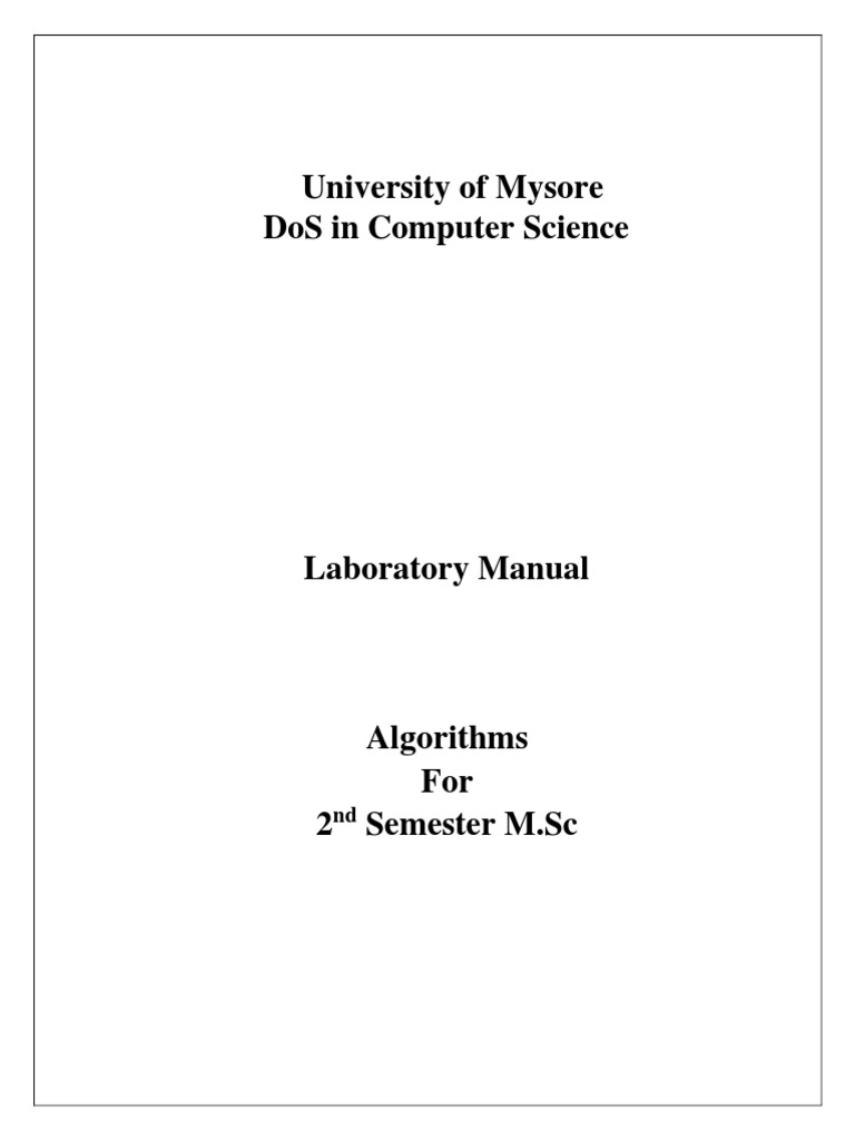 Lab Manual | PDF | Applied Mathematics | Mathematical Relations
