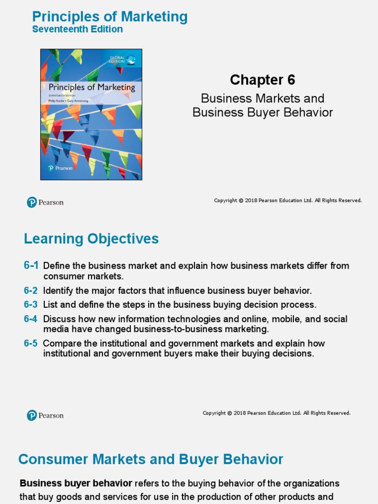 Kotler Pom17e PPT 06 | PDF | Consumer Behaviour | Procurement