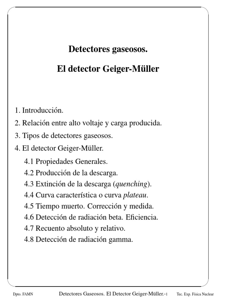 Geiger | PDF | Materiales | Física
