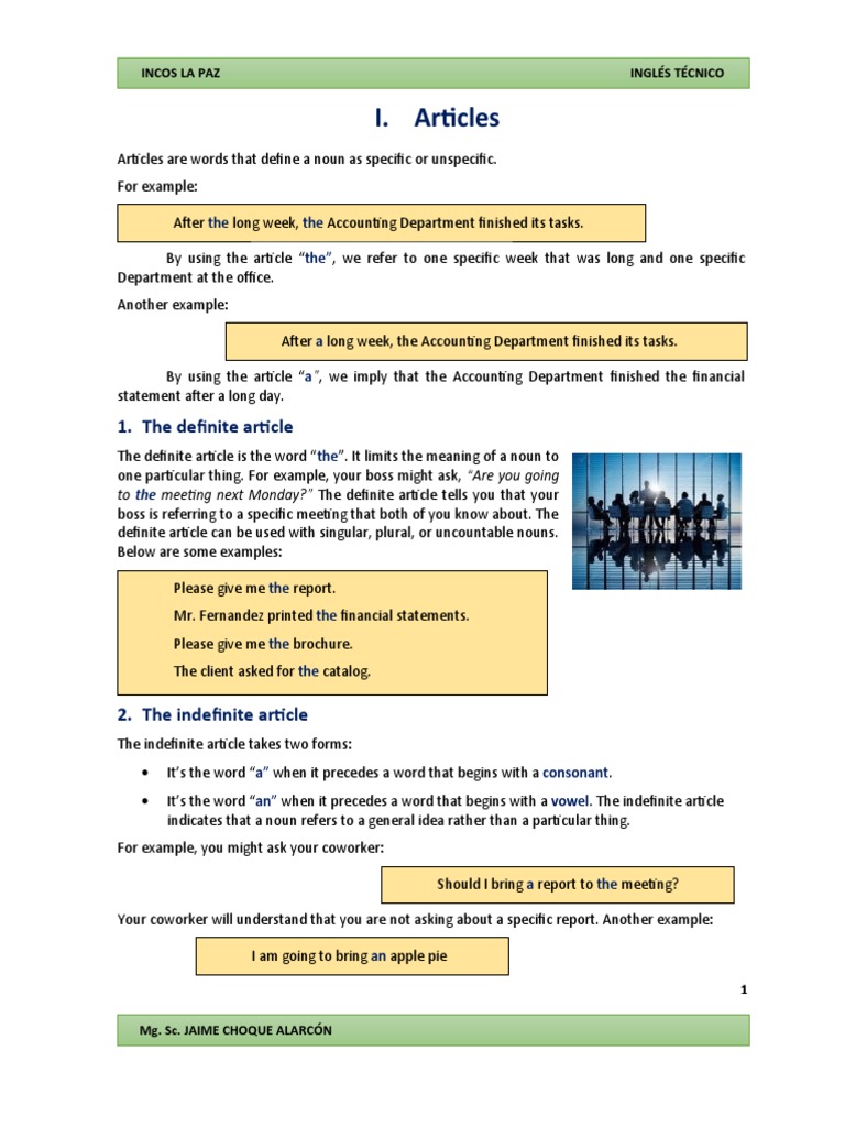 1 Articles, Singular and Plural +++ | PDF | Plural | Grammatical Number