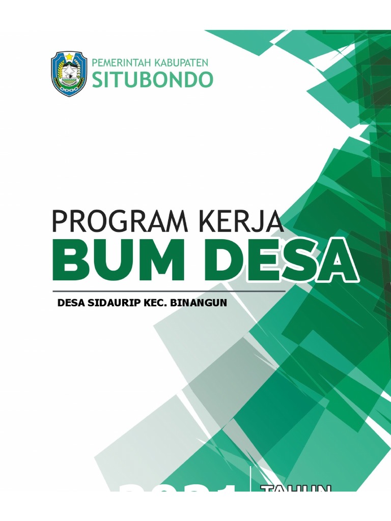 Rencana Program Kerja BUM Desa (Terbaru) | PDF
