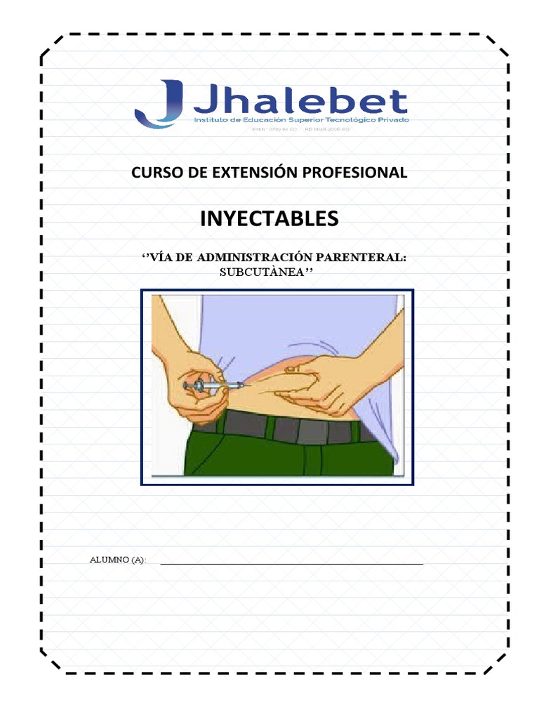 Vía Subcutánea | PDF