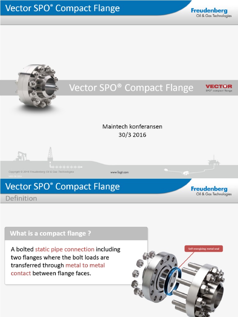 Vector SPO Compact Flange - PDF | PDF