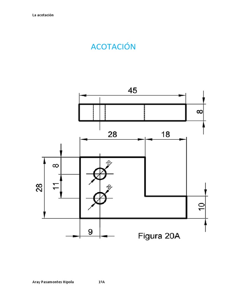 Definición y Ejemplos de Acotación | PDF