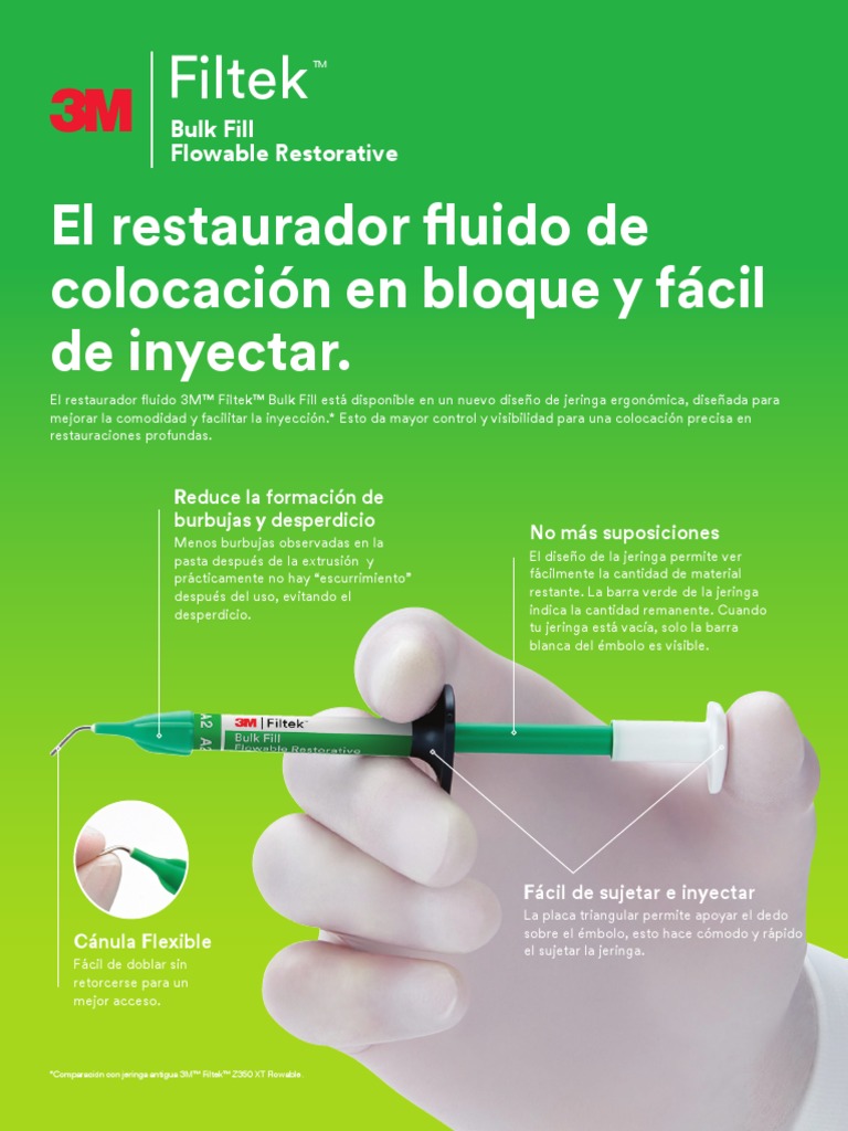 Resina Filtek Bulk Fill Flow | PDF