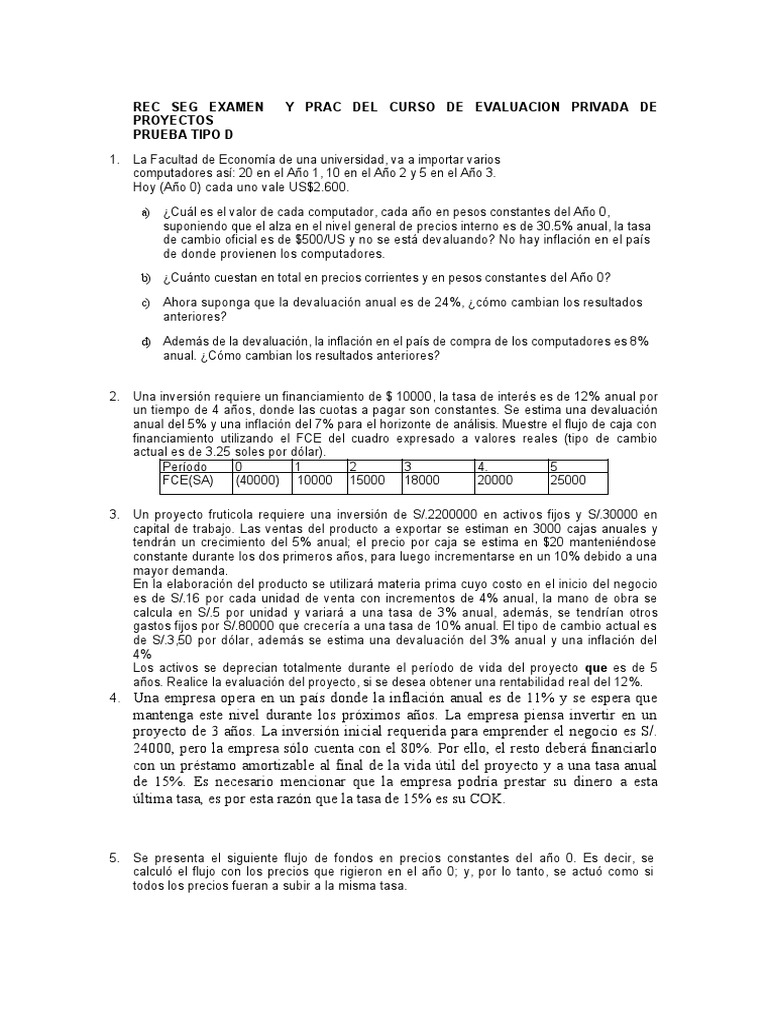 Rec Seg Pract y Ex D | PDF | Finanzas y dinero | Derecho