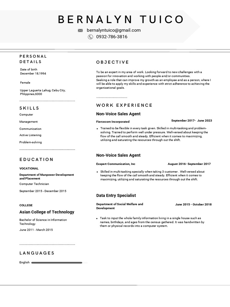 Bernalyn Tuico | PDF | Information | Cognitive Science