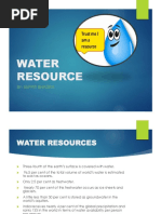 Water Resources Mind Map | PDF | Water Resources | Water
