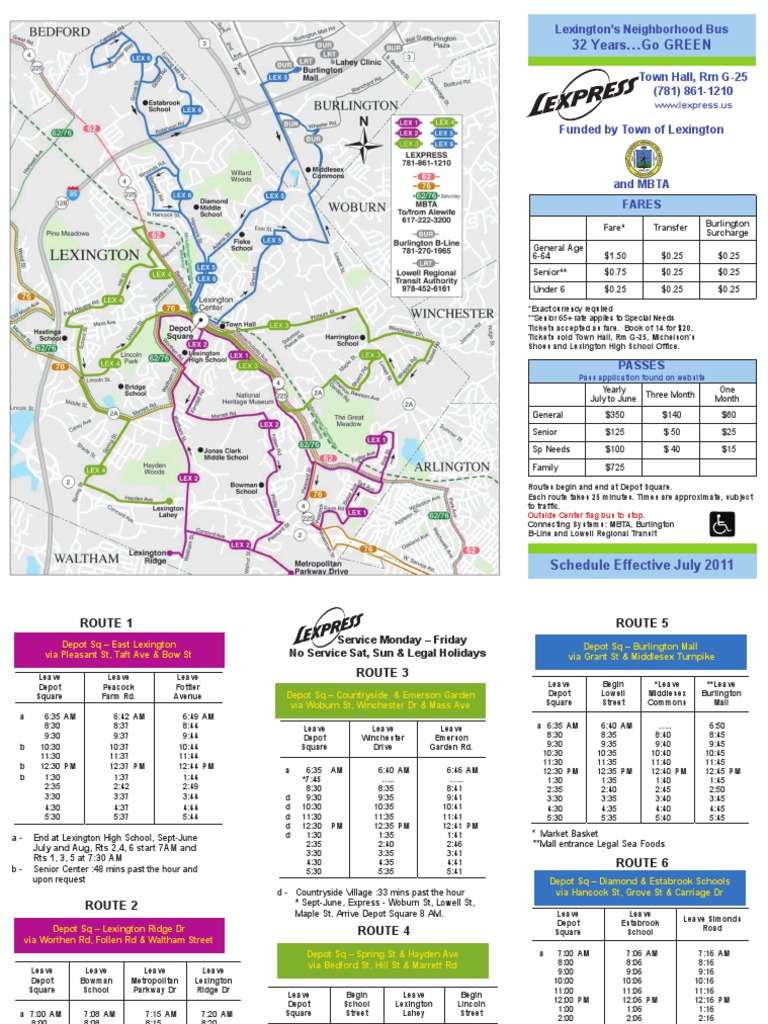 Lexington Bus Fare and Pass Details | PDF