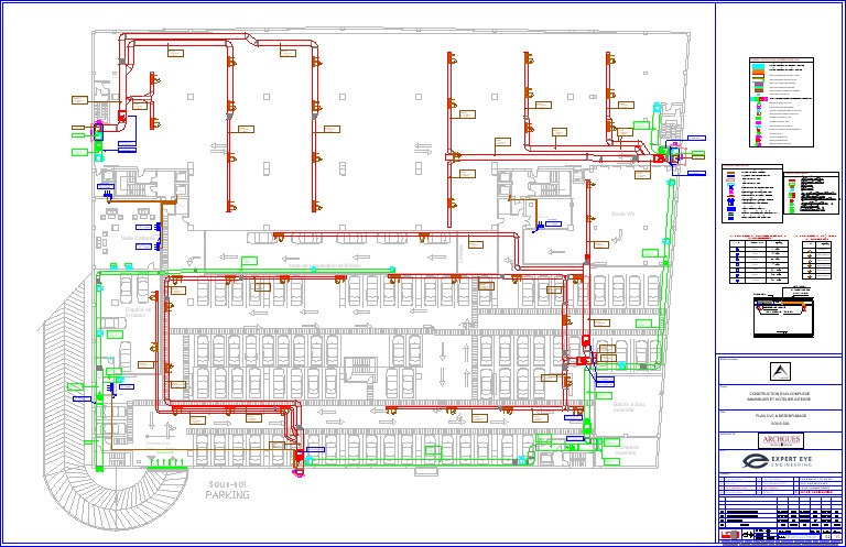 Eee 4219 5 CLC The 001 Folio1 Plans CVC Desenfumage CVC Sous Sol | PDF