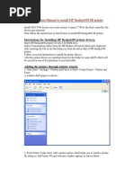 Installation of HP LaserJet MFP M436dn Network Printer | PDF