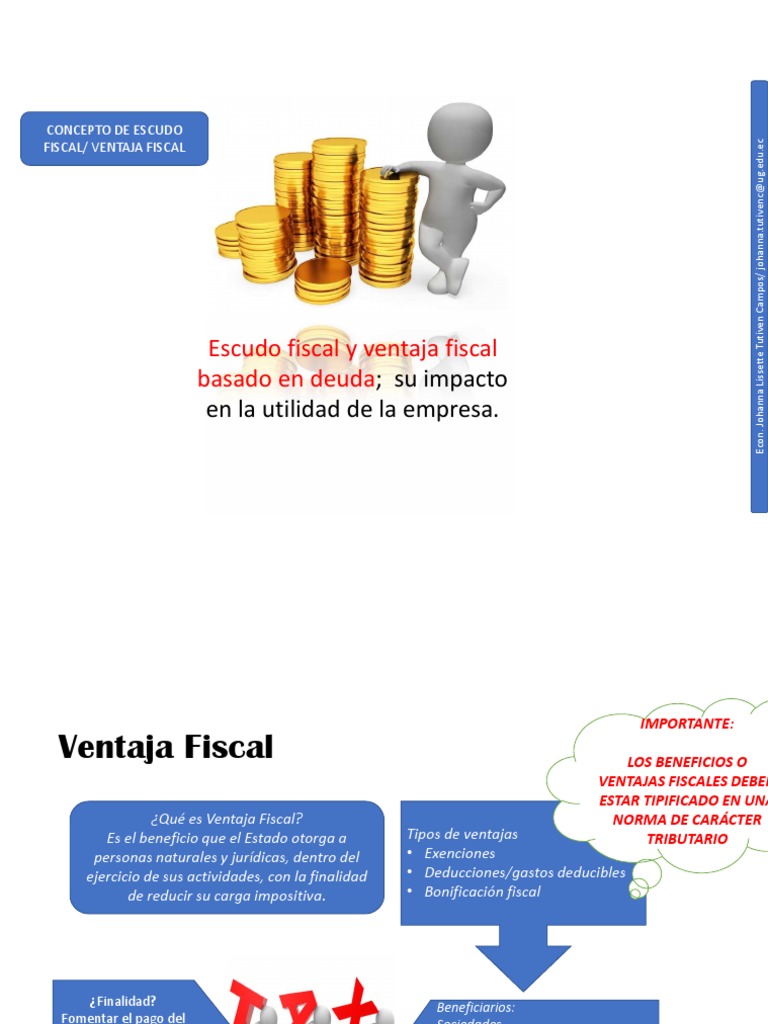 1.5 Escudo y Ventaja Fiscal Basado en Deuda y Su Impacto en La Utilidad ...