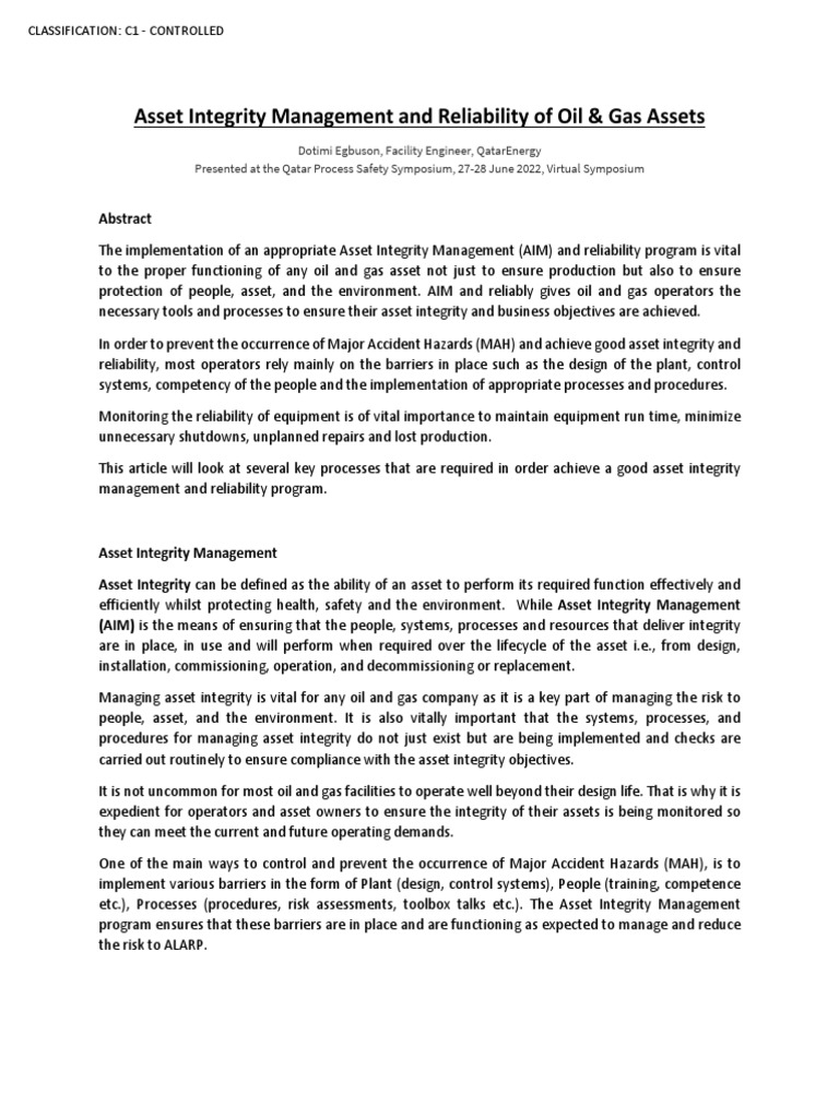 fLmOMkiHTESrm1LCcfyC - Asset Integrity Management and Reliability of ...