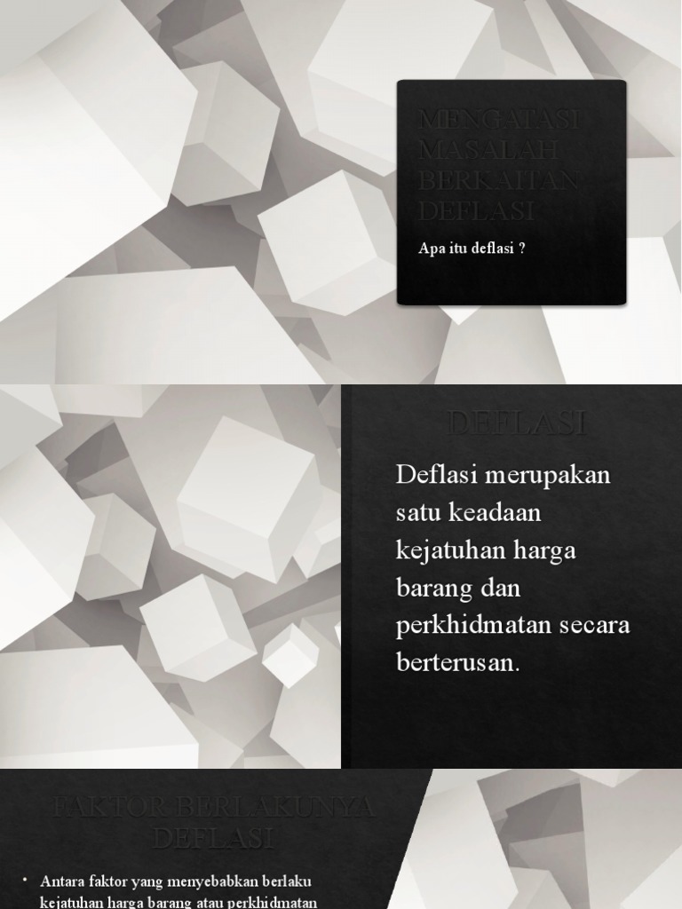 Mengatasi Masalah Berkaitan Deflasi | PDF