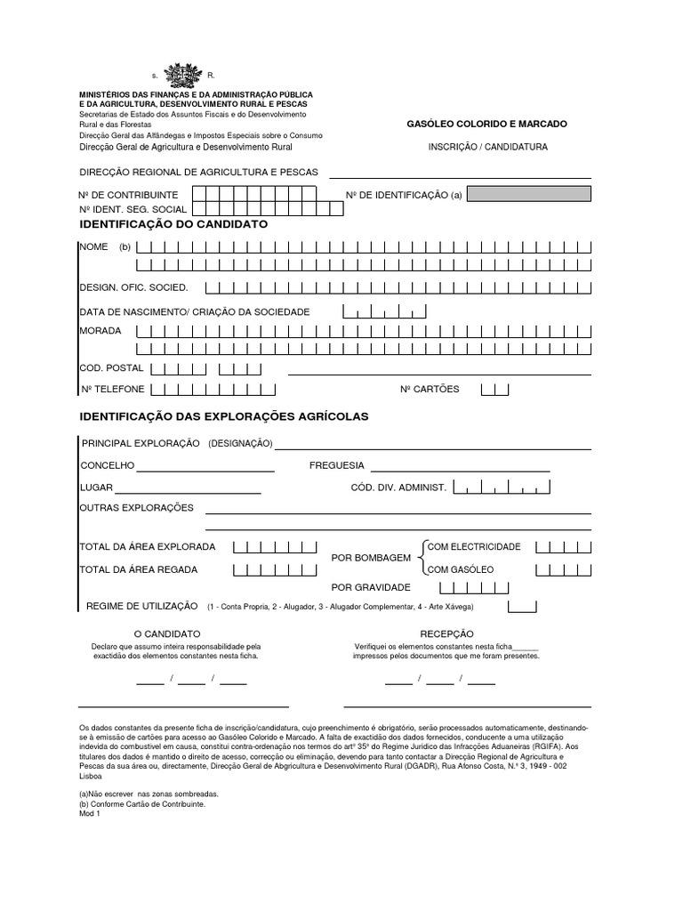 formulario_gasoleo_verde | PDF | Agricultura | Alimentos básicos