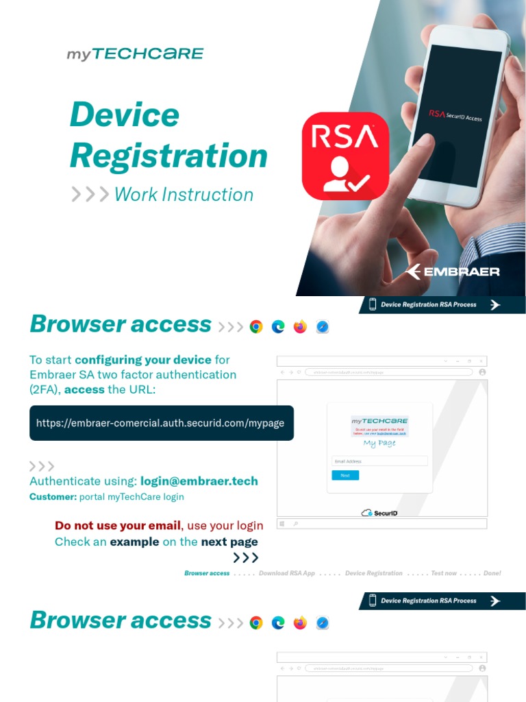 RSA Guidance myTechCare | PDF | Login | Software