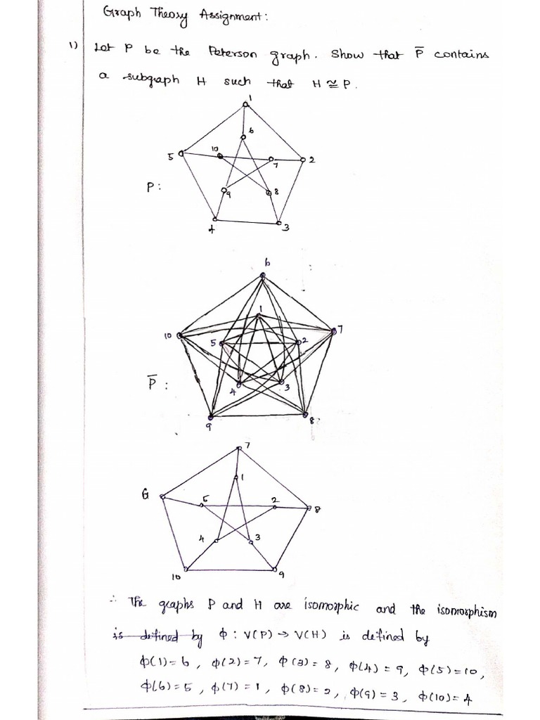 Graph Theory Assignment | PDF