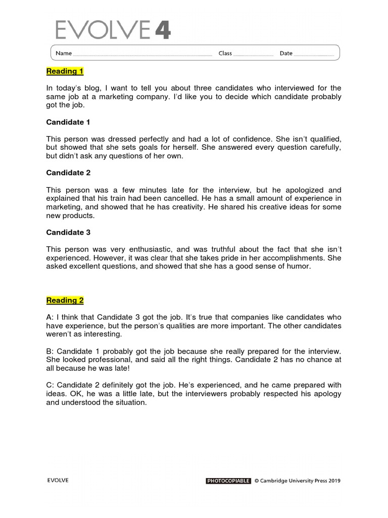 Reading Task 1 | PDF | Cooking | Food And Drink