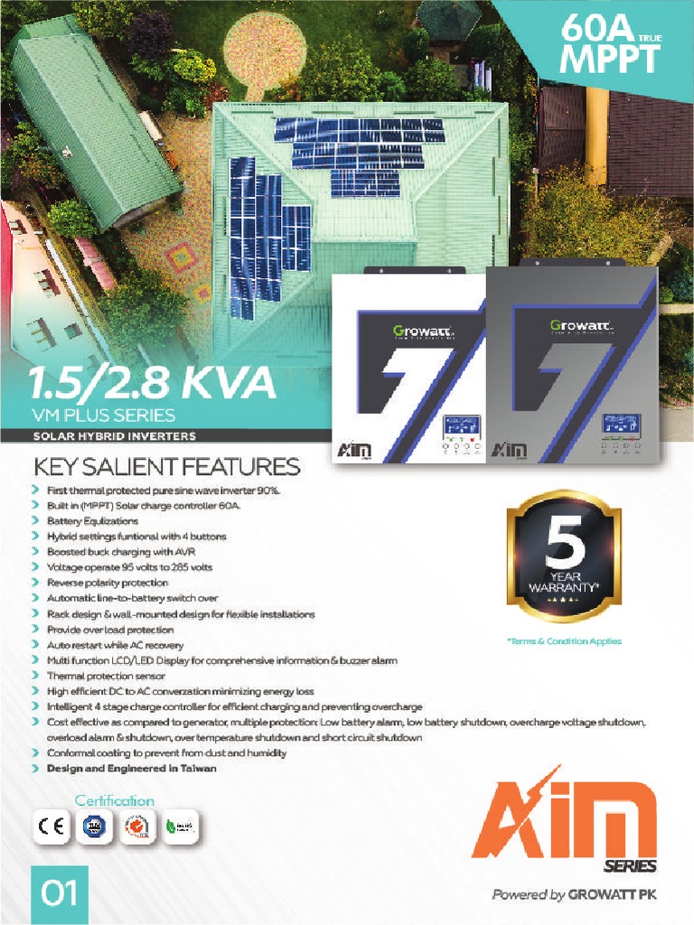 AIM VM Plus 1.5 KVA-2.8 KVA | PDF