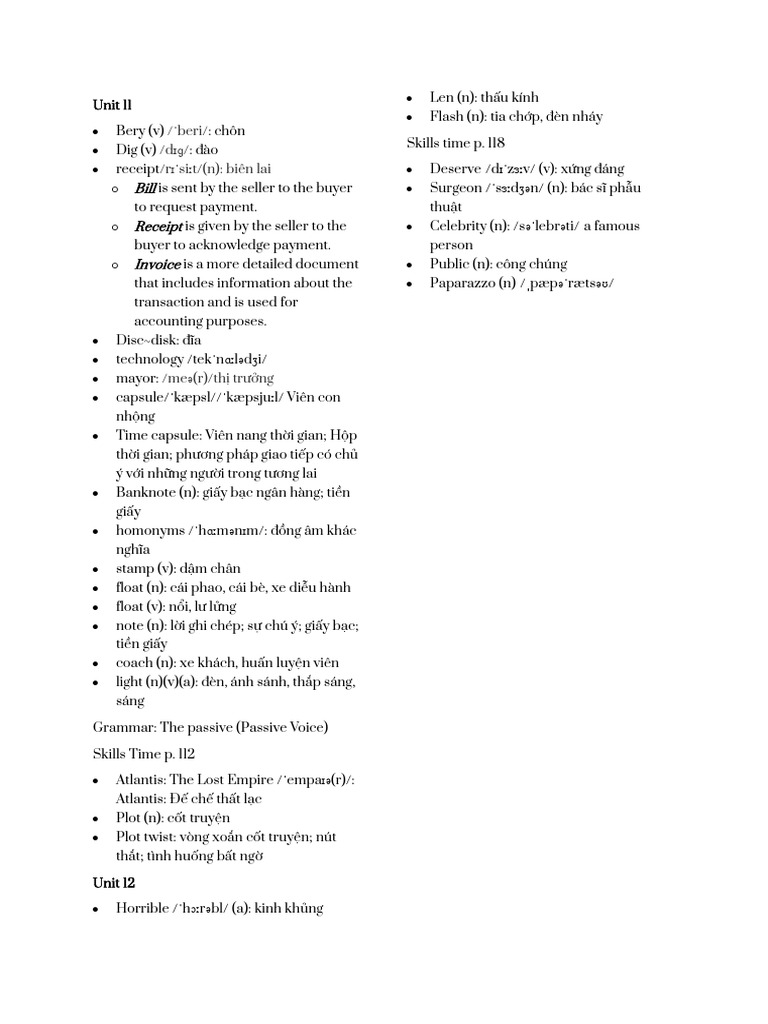 FF5 Unit 11 12 | PDF