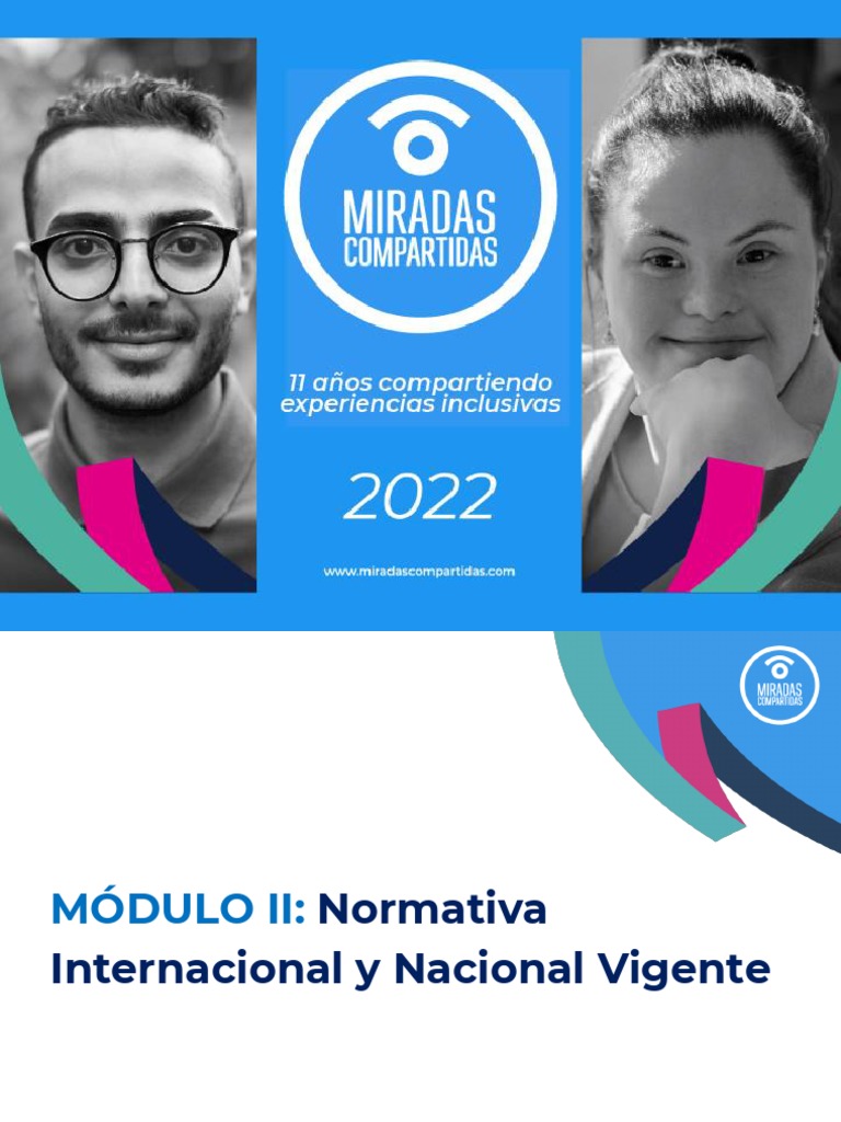 Módulo 2 Normativas Vigentes | PDF | Invalidez | Inclusión (Educación)