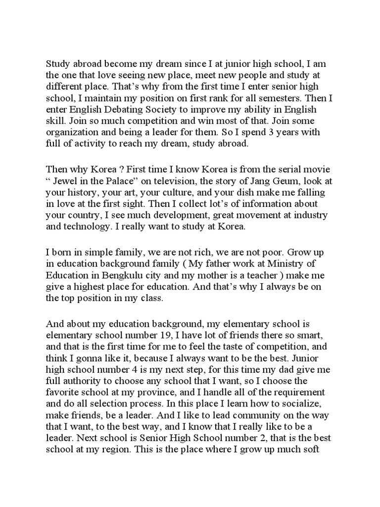 Essay Beasiswa | Download Free PDF | Cognition | Learning