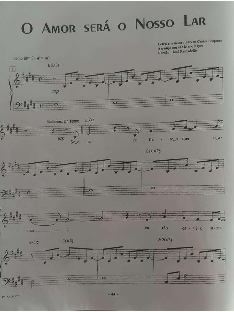 O Amor Será o Nosso Lar | PDF