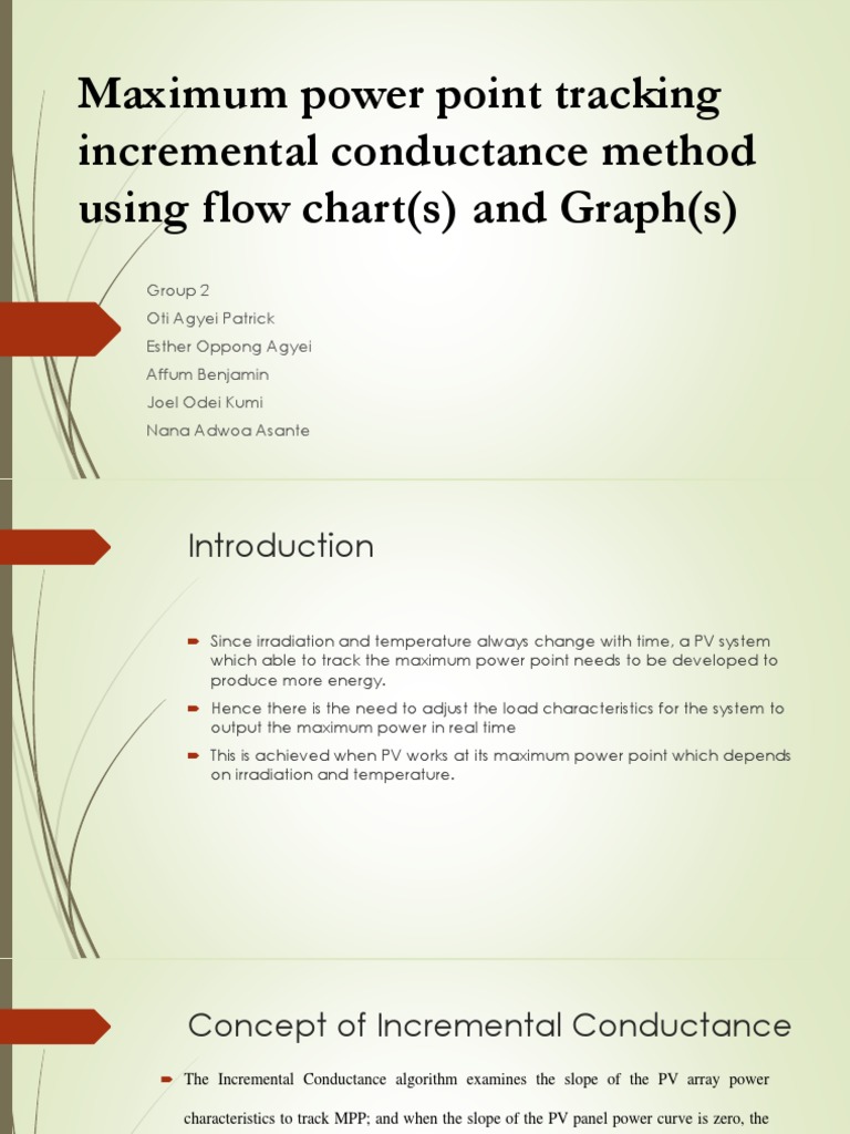 Maximum Power Point Tracking Incremental Conductance Pdf 