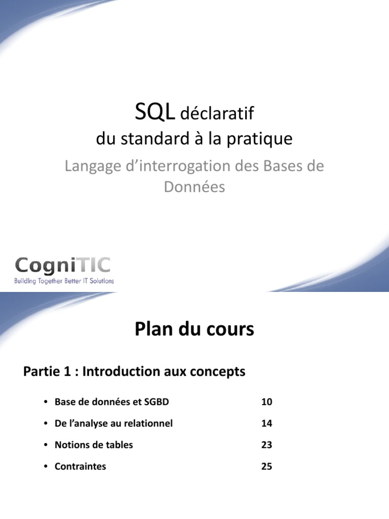 SQL | PDF SQL | PDF