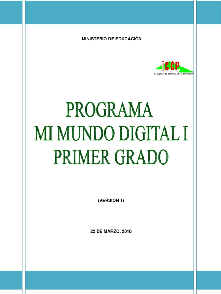 Programa Primer Grado | PDF
