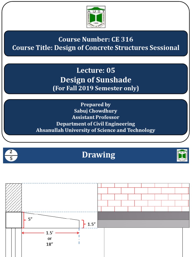 Sunshade Design Calculation Guide | PDF | Real Estate | Civil Engineering