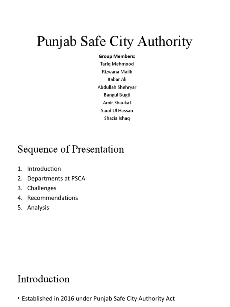 Group3_Punjab Safe City Authority | PDF | Computing